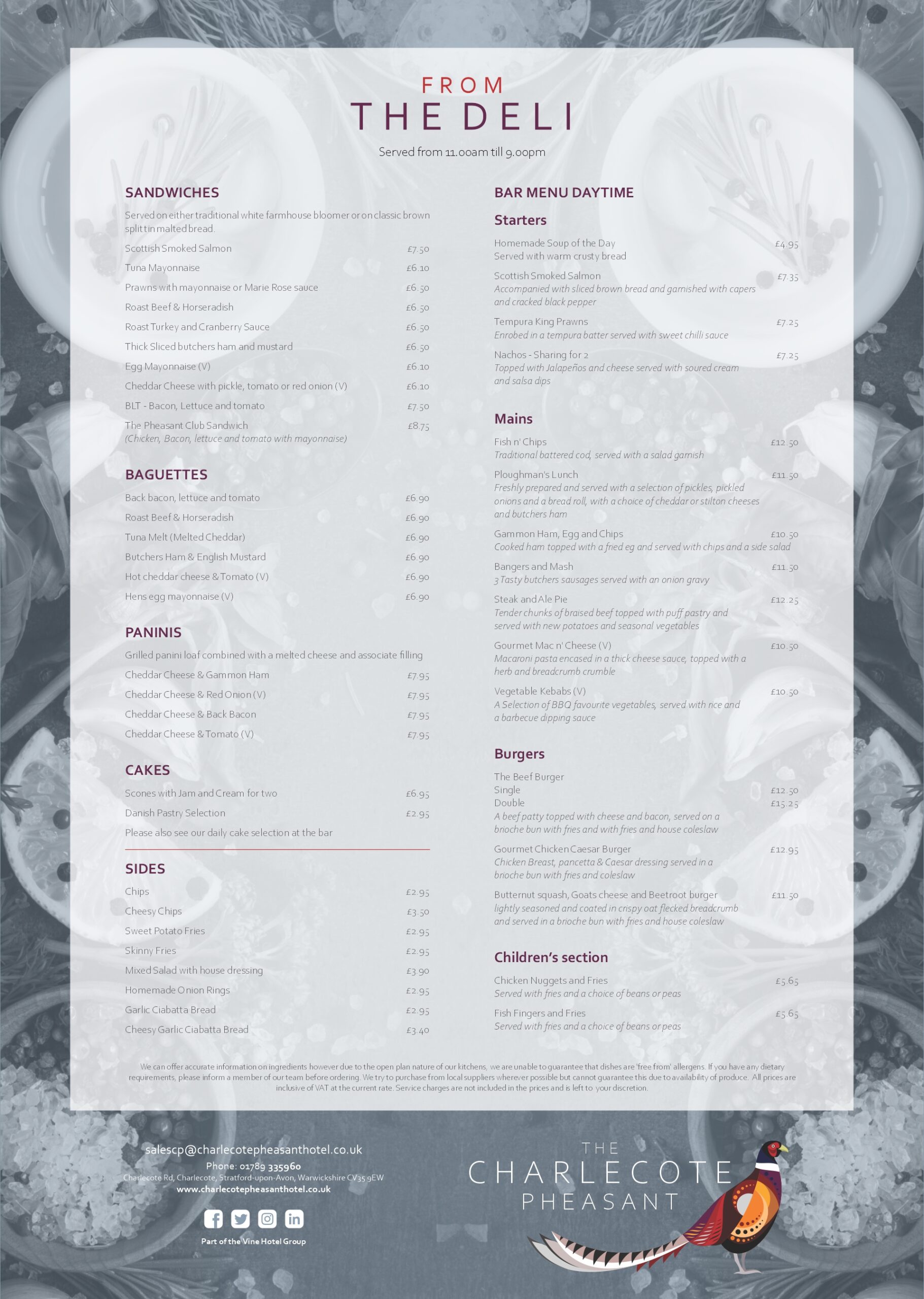 THE RESTAURANT | Charlecote Pheasant Hotel